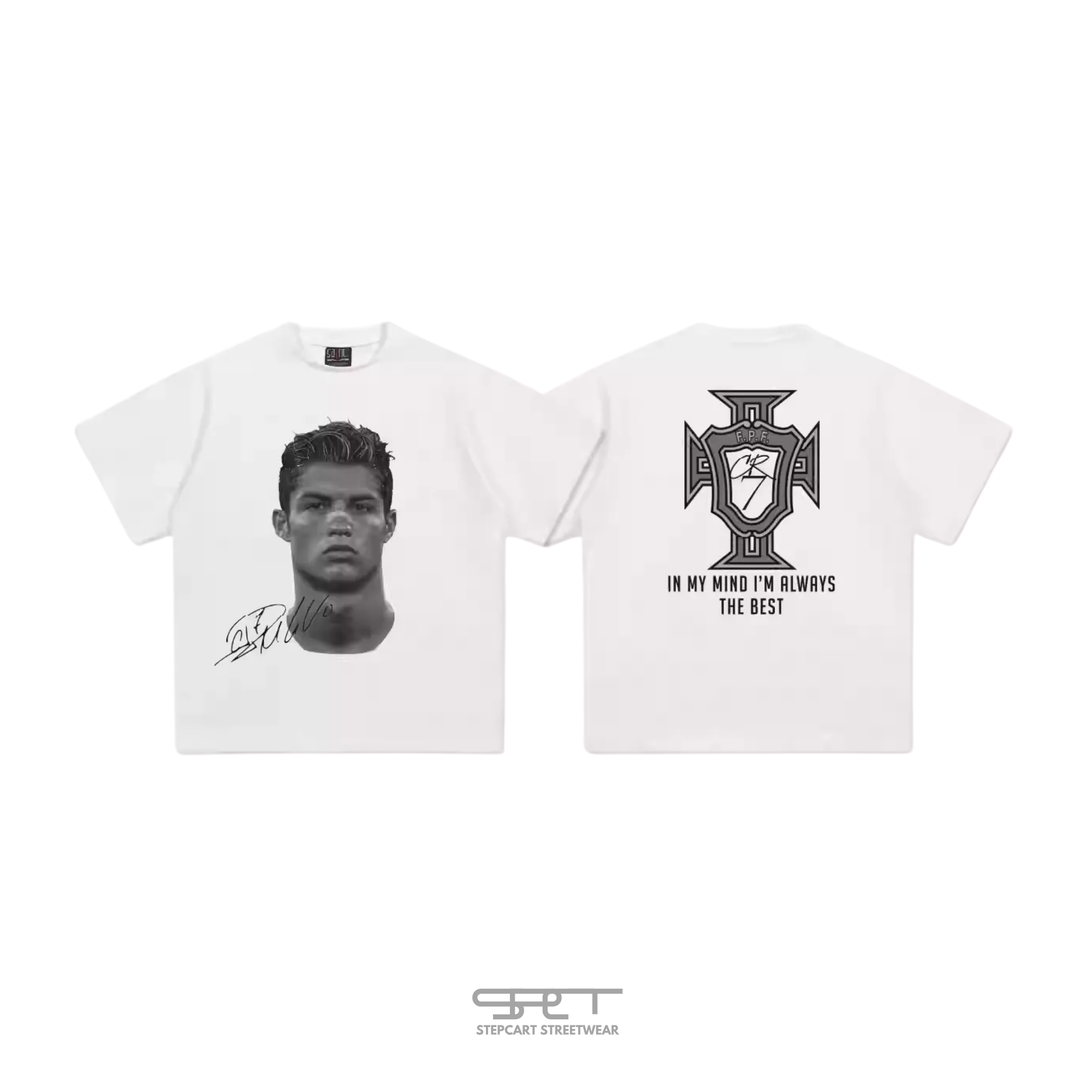 CR7 - Cristiano Ronaldo T-Shirt Cr7 Cristiano Ronaldo Gesicht auf T-shirts